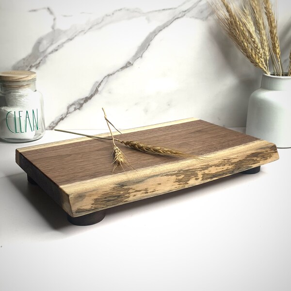 Live Edge Wood Riser - Etsy