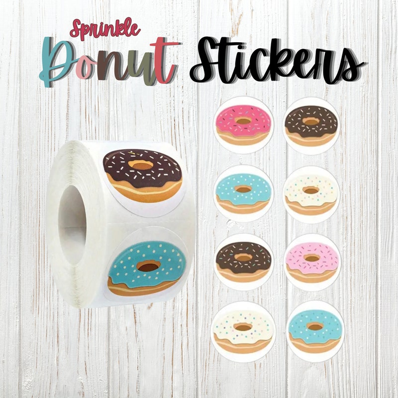Donut Sticker - Etsy