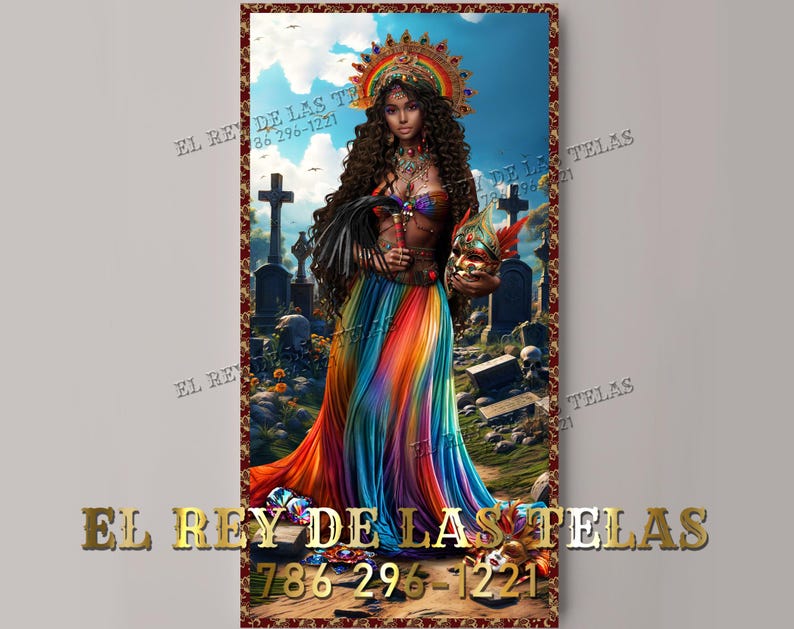 Panels for Oya Throne / Decorative Tapestry / Orishas / Yoruba Religion ...