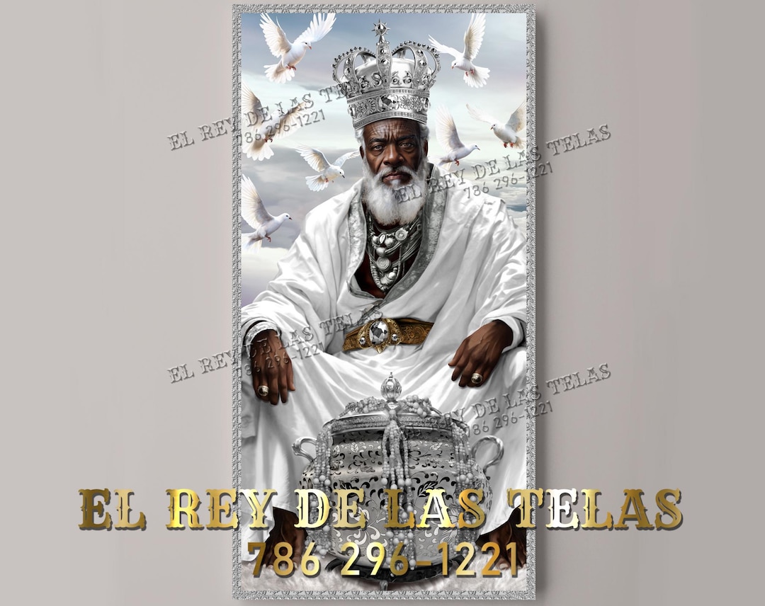 Obatala Throne Panels New / Decorative Tapestry / Orishas / Yoruba ...