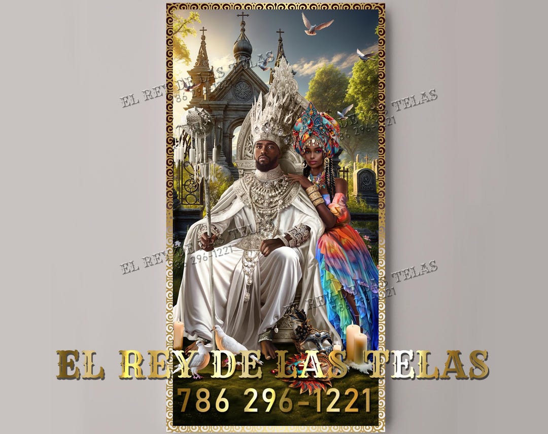 Panels for Oya and Obatala Throne/ Decorative Tapestry/ Orishas/ Yoruba ...