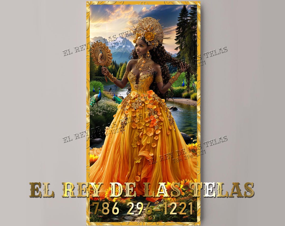 Oshun Throne Panels / Decorative Tapestry / Orishas / Yoruba Religion ...