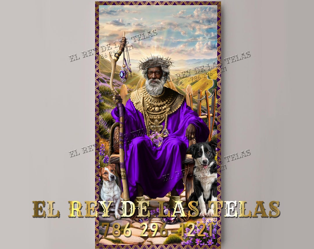 Throne Panels for Saint Lazarus/ Decorative Tapestry/ Orishas / Yoruba ...