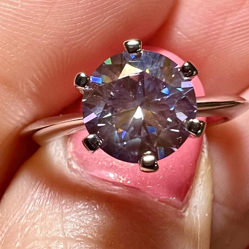 Purple Engagement Rings - Etsy