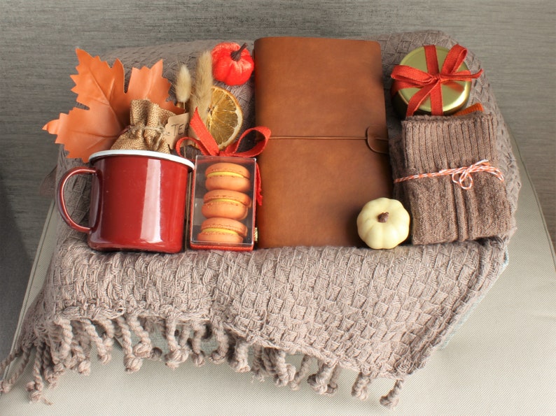 Fall Vibes Hygge Gift Set Hello Fall Care Package Fall Gift - Etsy