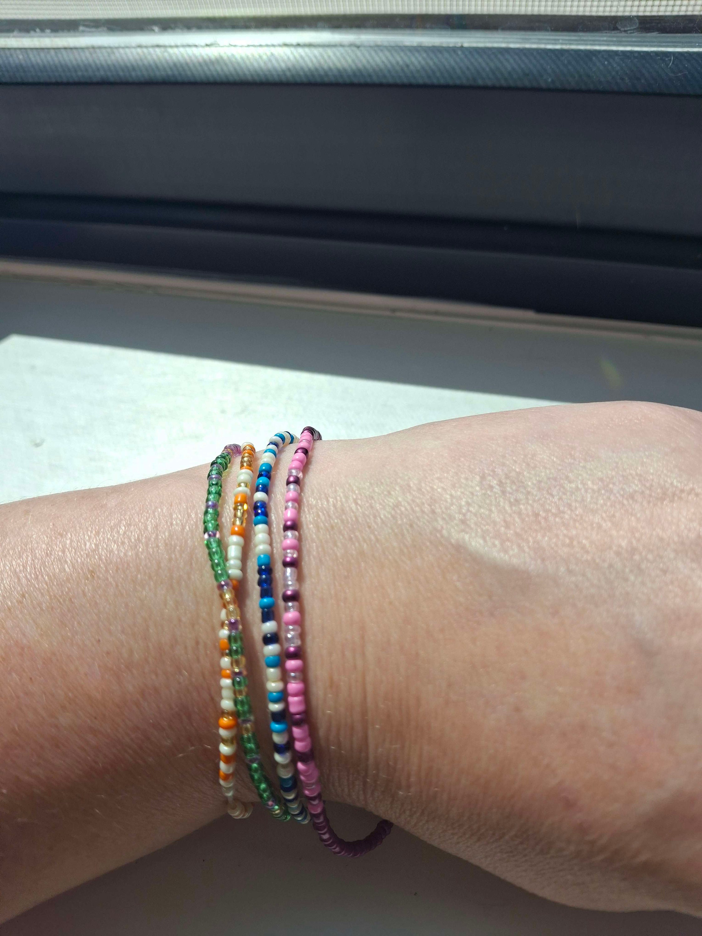 Morse Code Beaded Bracelets - Etsy