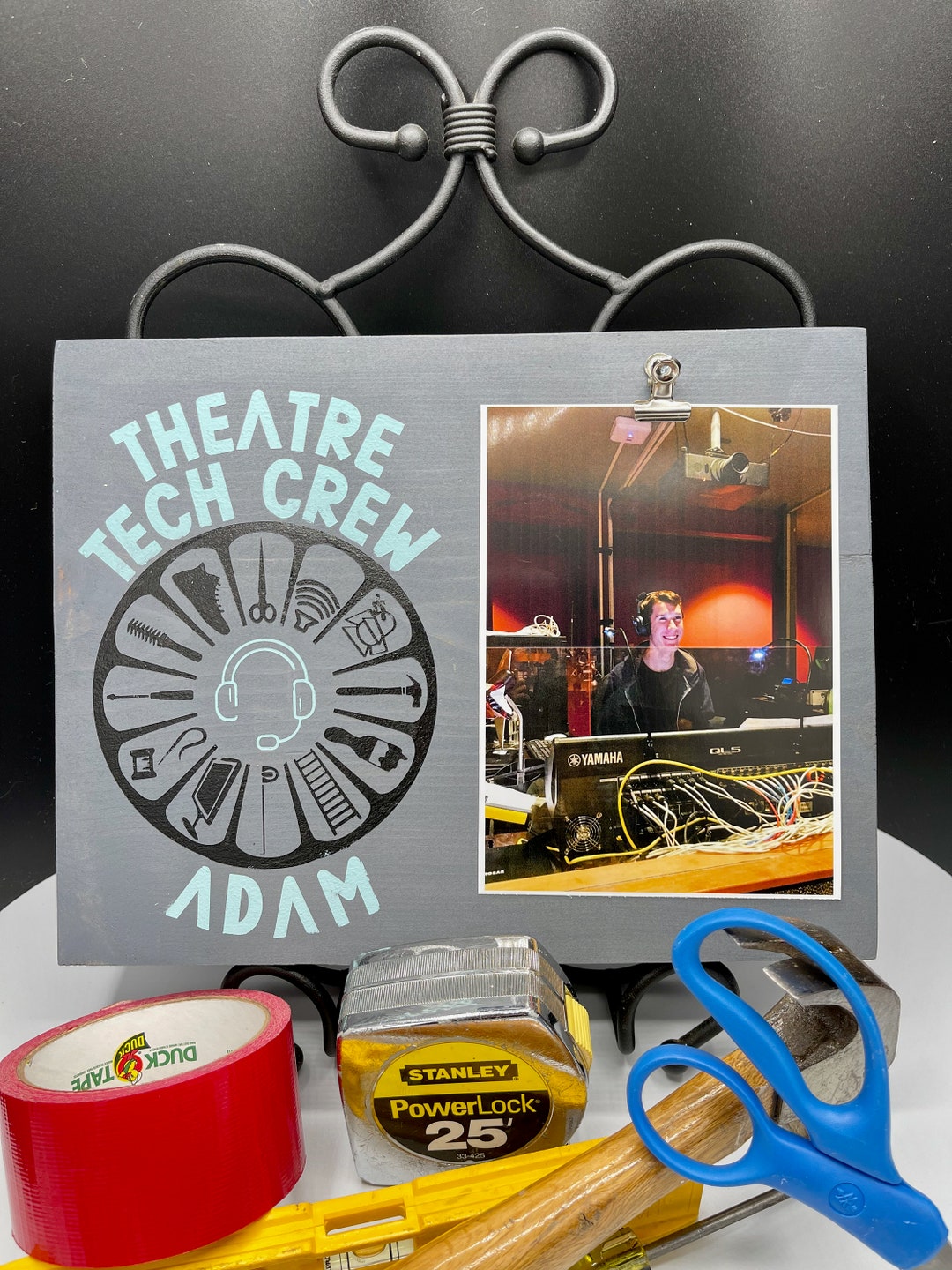 Custom Theatre Tech Crew Wood Sign: Personalized Stage Manager Gift - Etsy