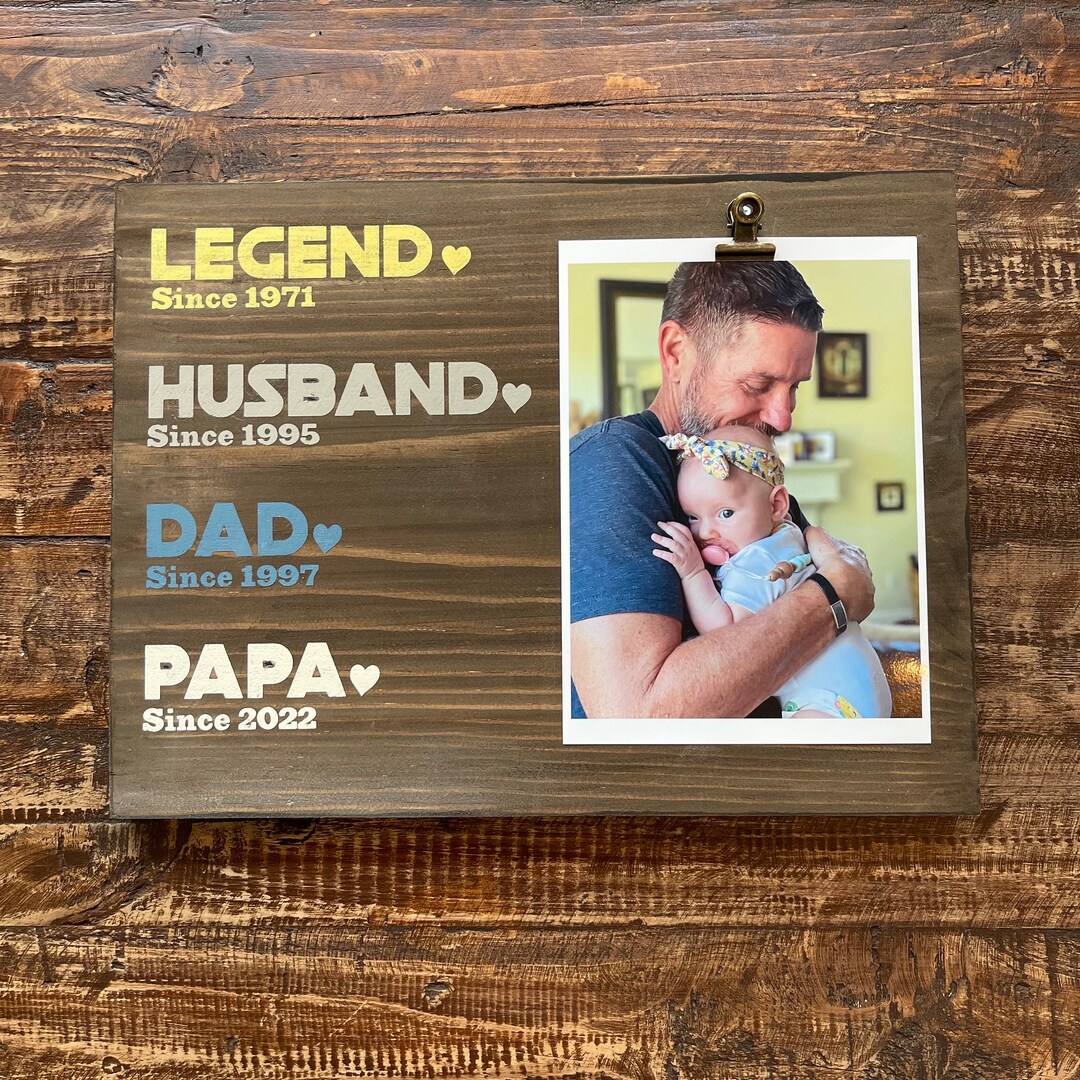Dad is a Legend Personalized Sign for Christmas and Father's Day - Etsy