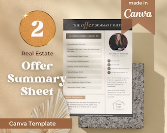 Offer Summary Sheet - Etsy