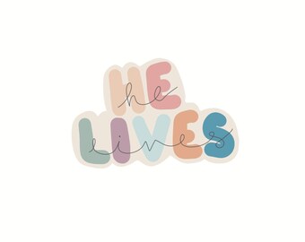 He Lives Png | Etsy