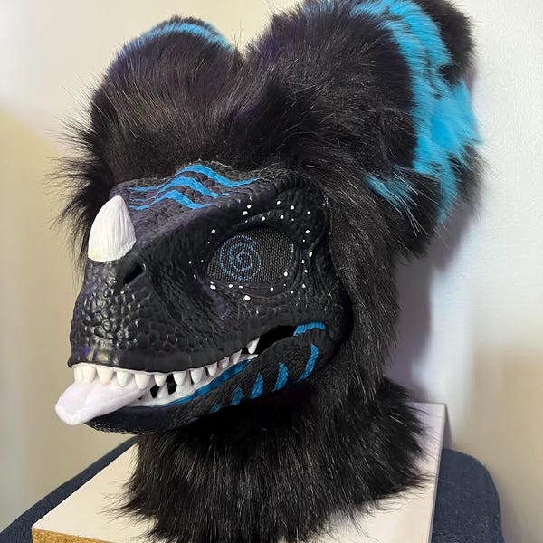 Dino Mask Fursuit - Etsy