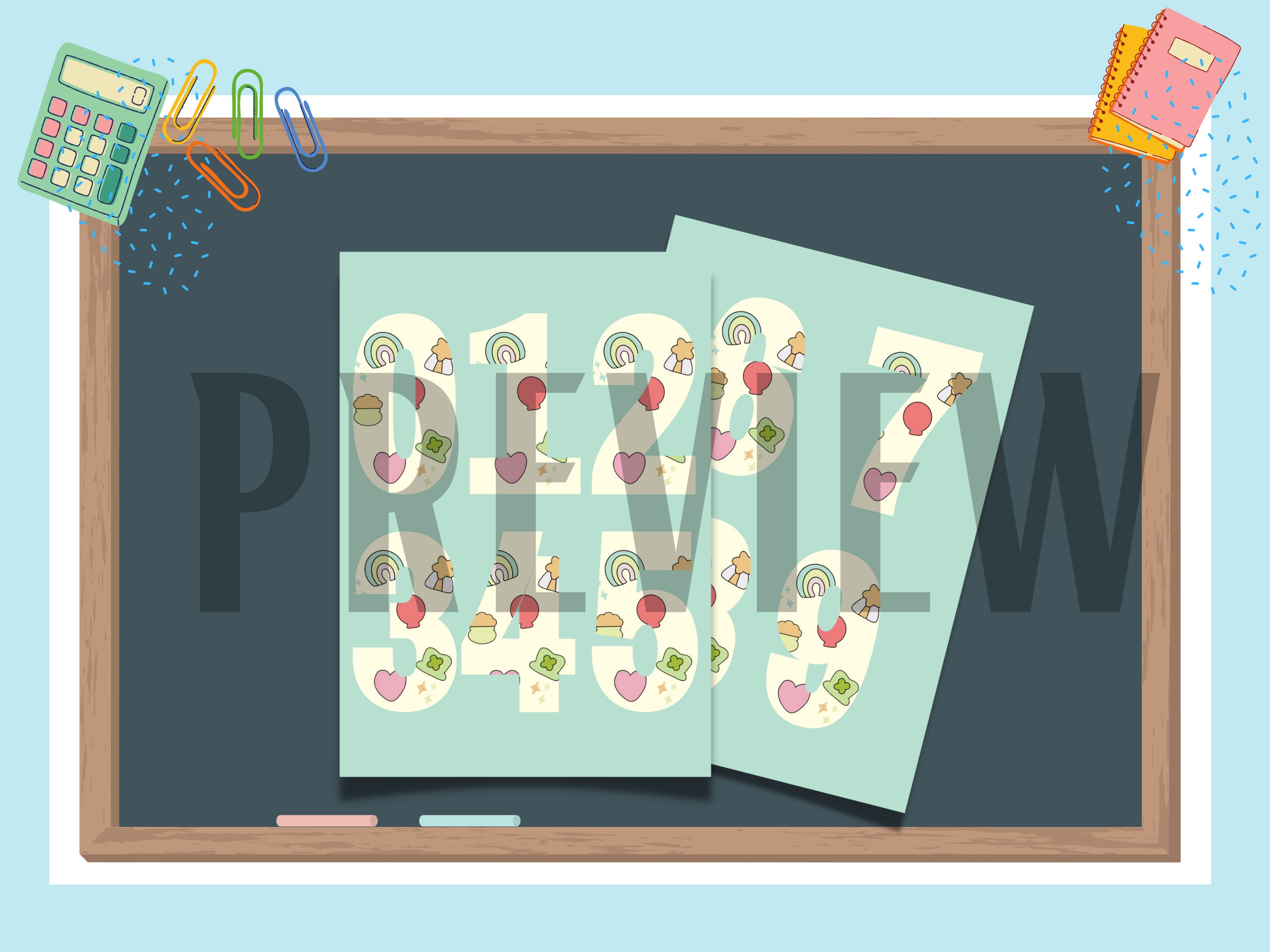 Bulletin Board Template Kit | Teacher Bulletin Board | Lucky Charm ...