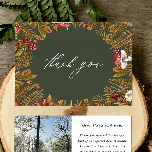 Forest Thank You - Etsy