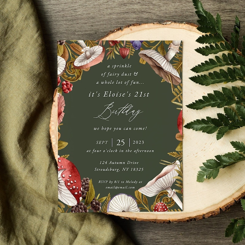 Enchanted Forest Template - Etsy