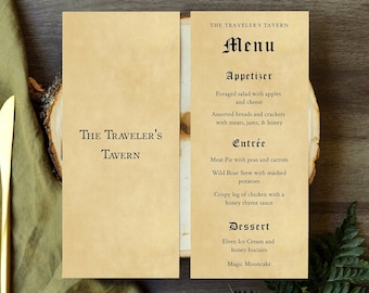Tavern Menu Template - Etsy