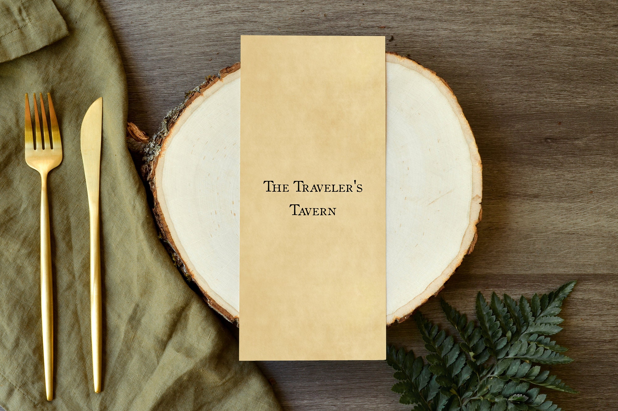 Fantasy Tavern Menu Template Old Time Tavern Inn Paper - Etsy
