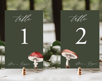 Enchanted Forest Table Number - Etsy