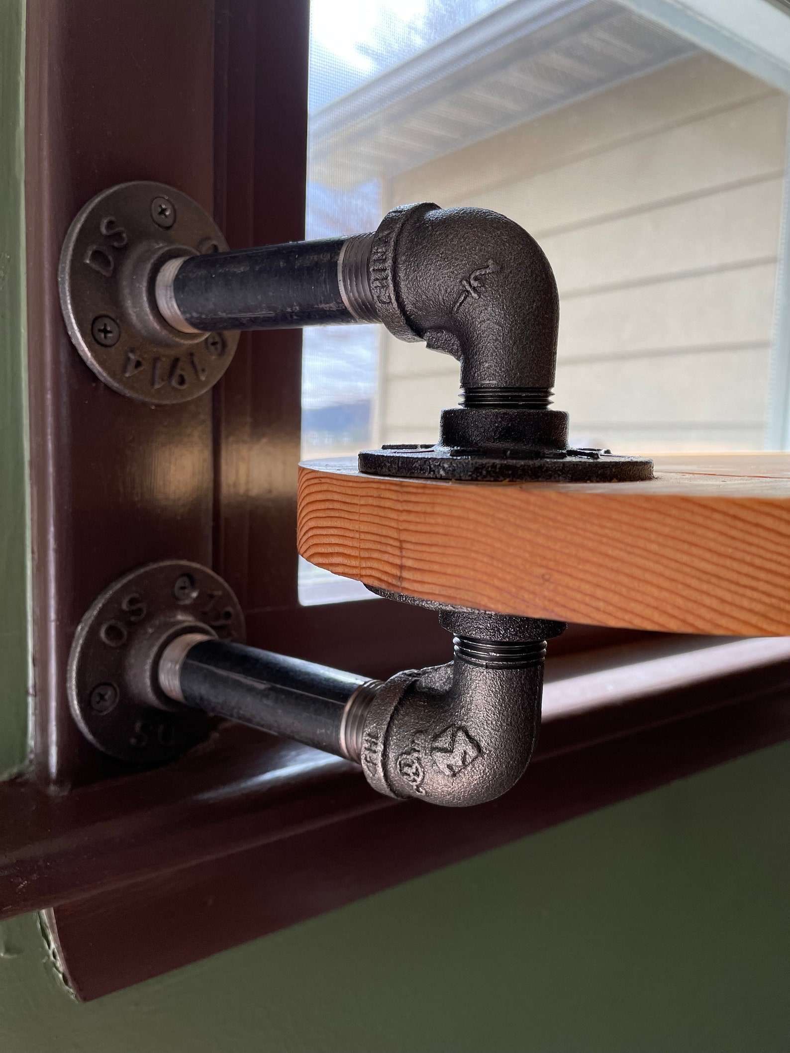 Swivel Shelf With Drip Groove for Window or Wall Industrial - Etsy