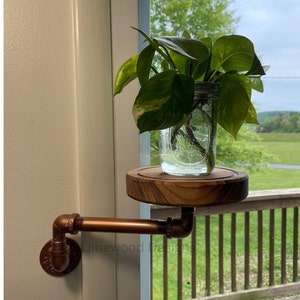 Floating Plant Tree Shelf With Water Catch Drip Groove - Etsy