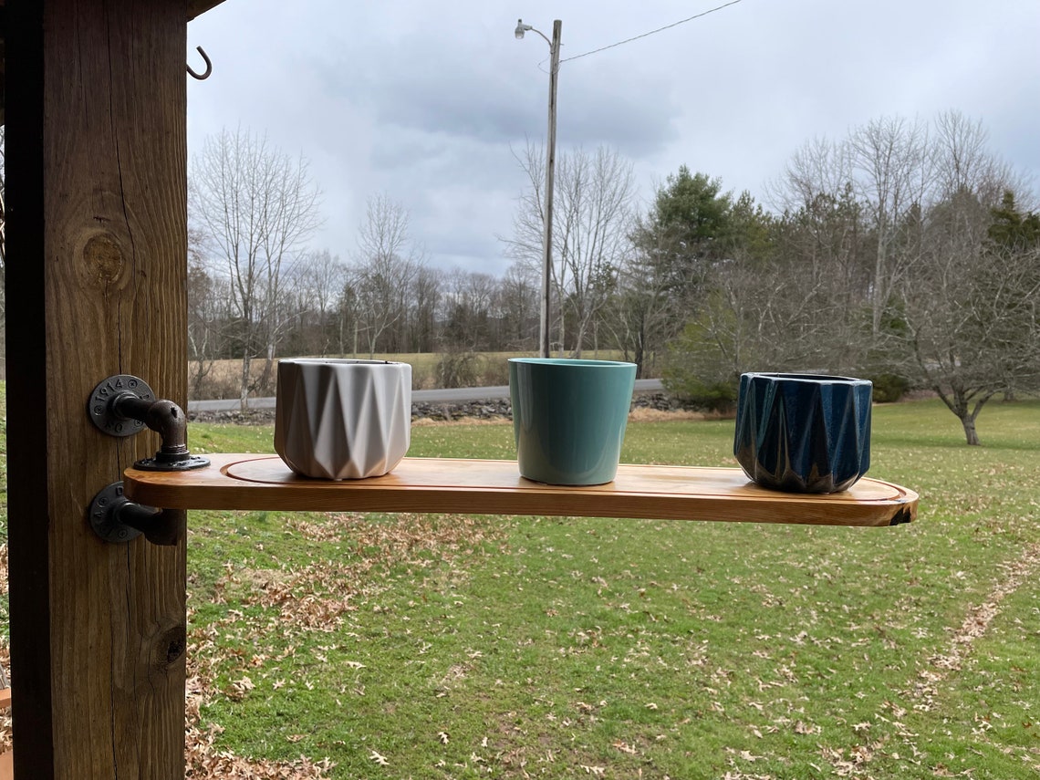 Swivel Shelf With Drip Groove for Window or Wall Industrial - Etsy