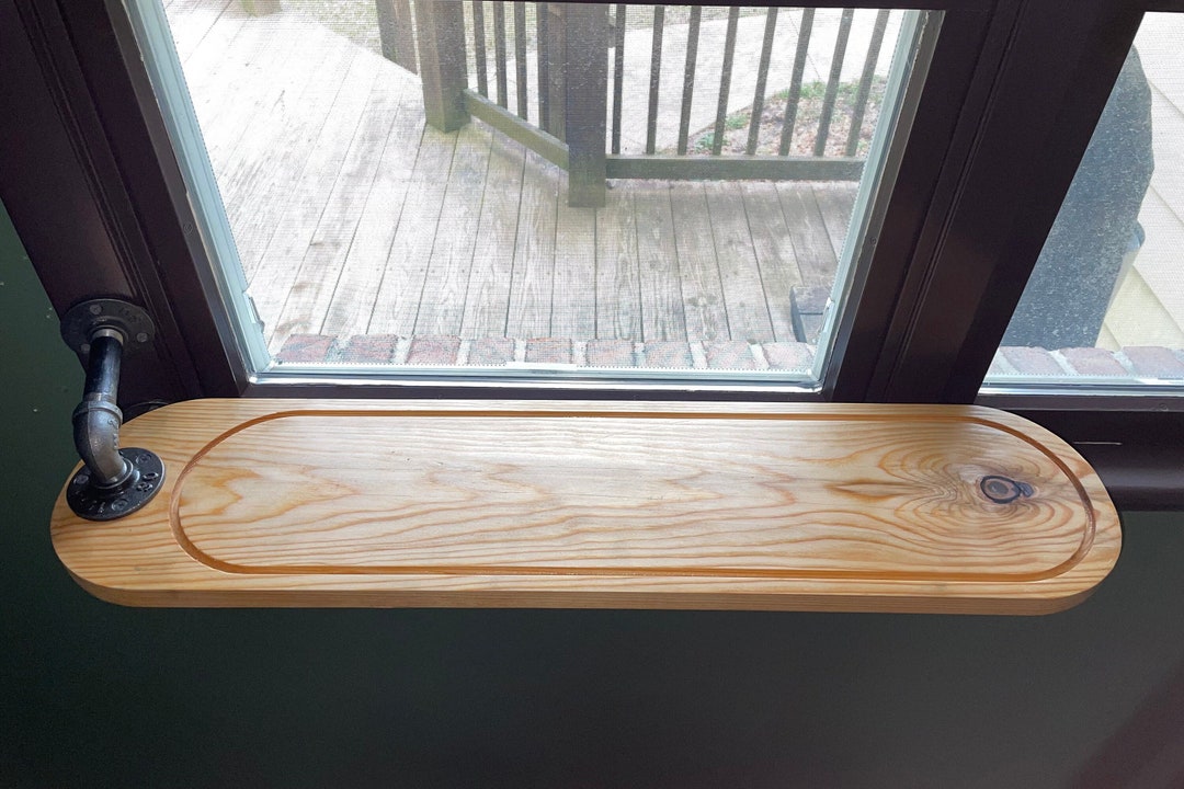 Swivel Shelf With Drip Groove for Window or Wall Industrial - Etsy