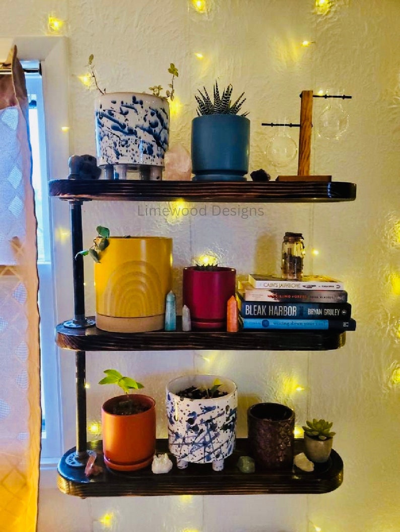 Three Tier Swivel Shelf With Drip Groove for Window or Wall - Etsy