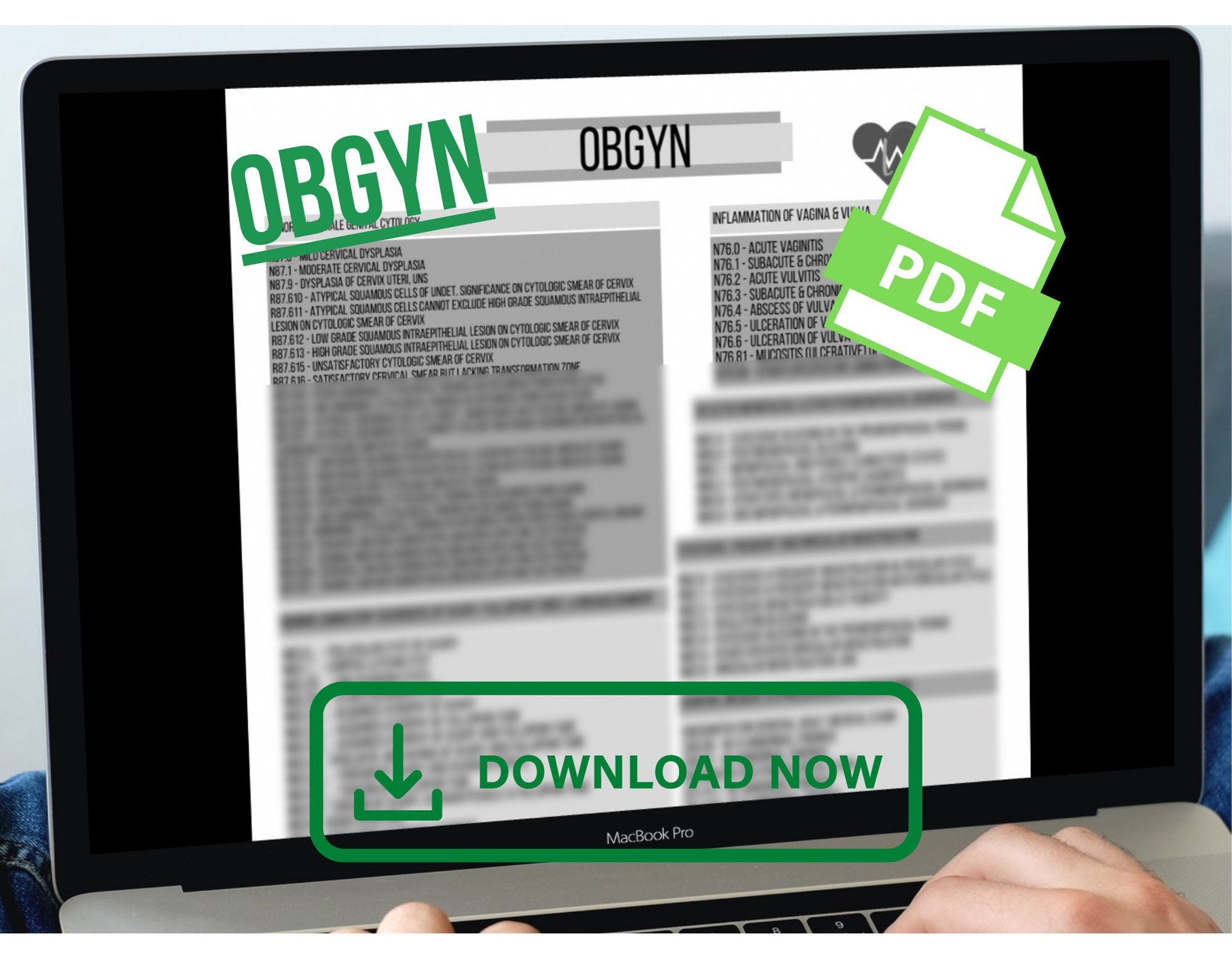 Medical Coding OBGYN ICD 10 Quick Reference Etsy