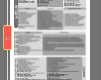 Cardiology Coding Cheat Sheet