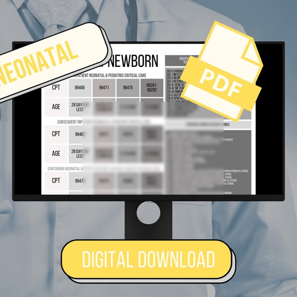 Icd 10 Codes Cheat Sheet - Etsy