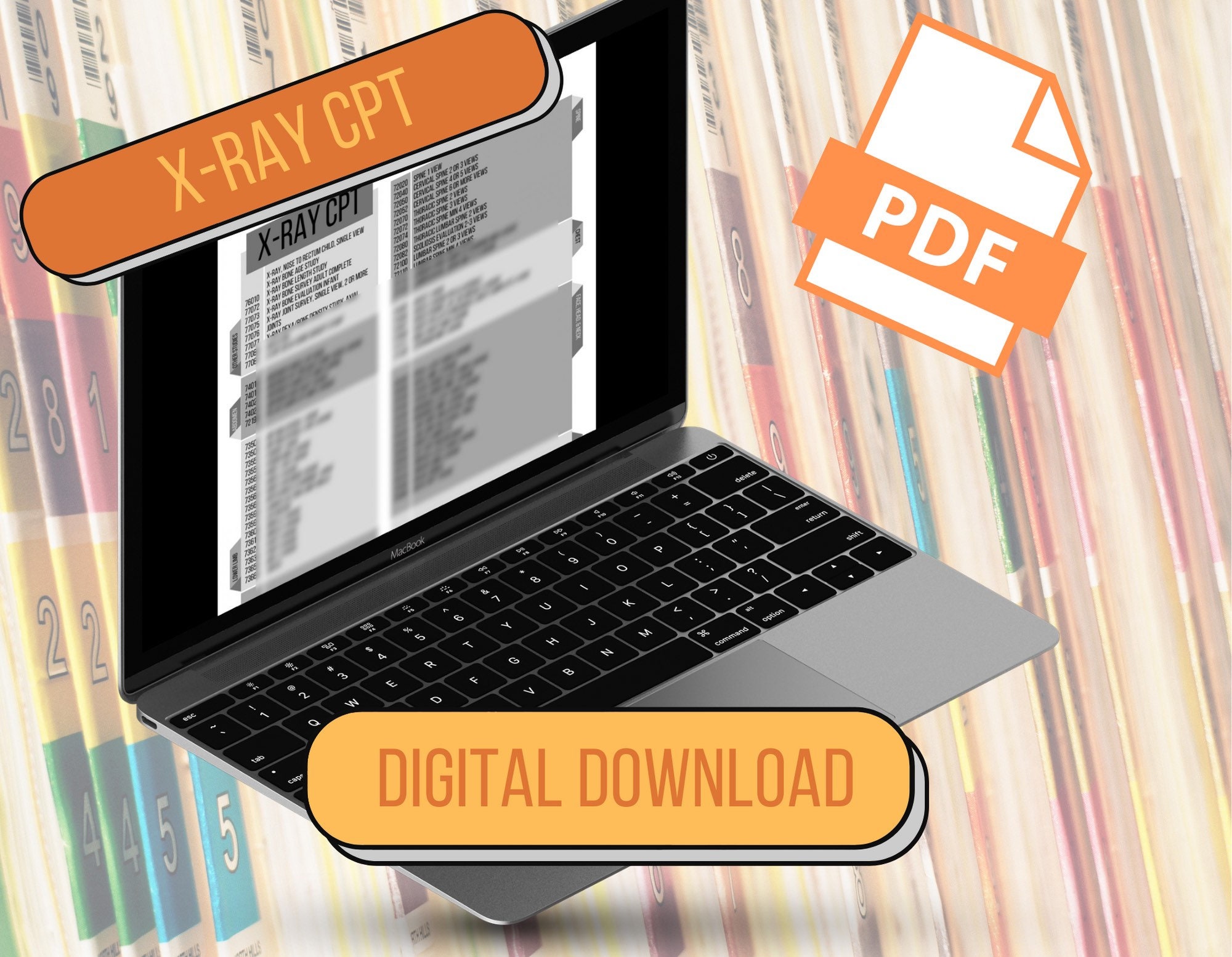Medical Coding X-ray CPT Quick Reference Cheat Sheet Codes List - Etsy