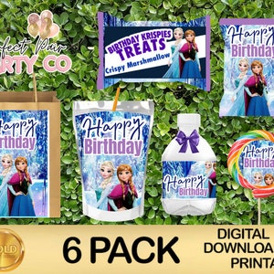 FROZEN Disney Princess Anna Elsa Girl Birthday Party Favors Bags ...
