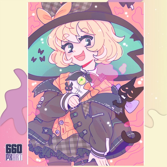 Millie Parfait Nijisanji Vtuber Postcard Size Print - Etsy