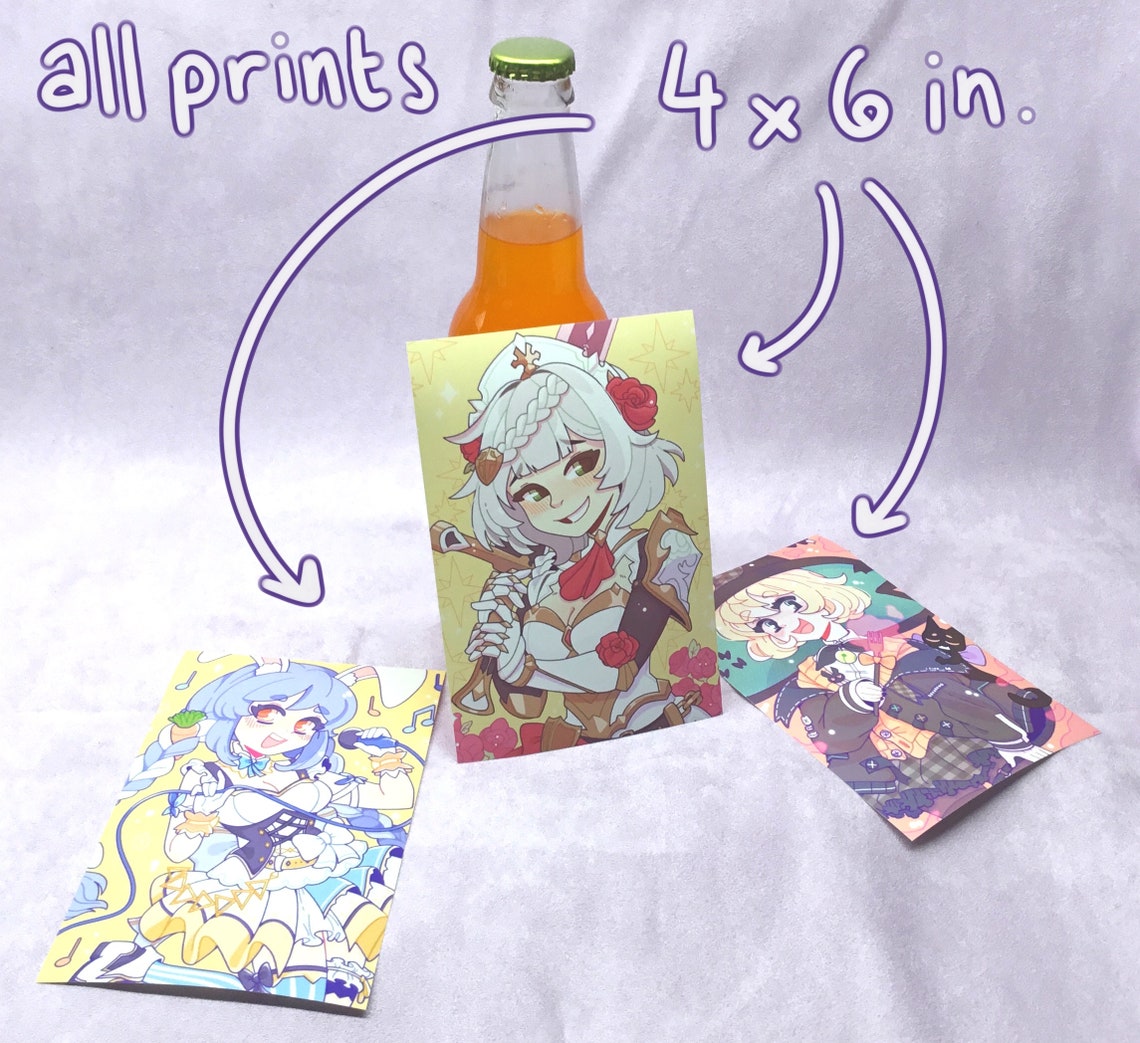 Millie Parfait - Nijisanji Vtuber Postcard Size Print - Etsy