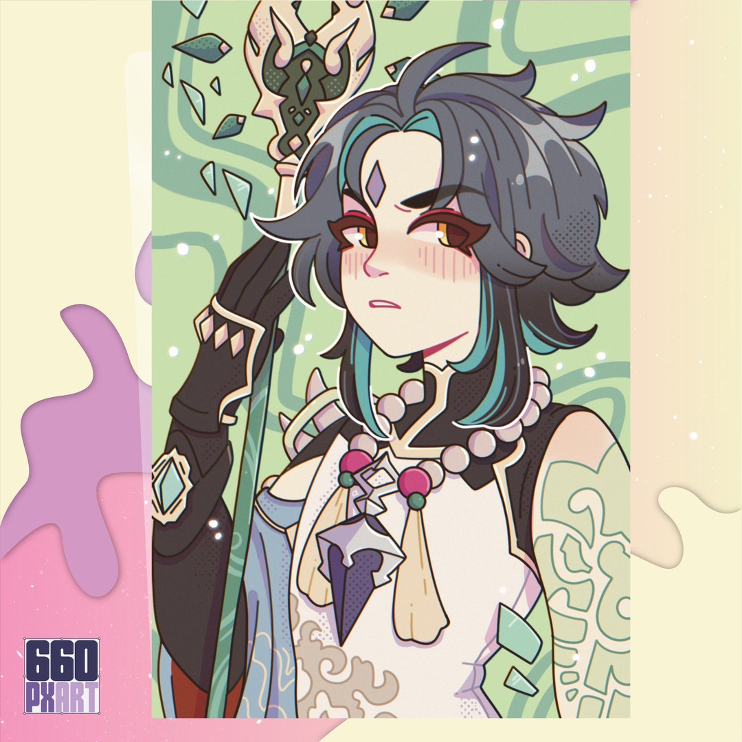 Xiao - Genshin Impact - Postcard Size Print - Etsy
