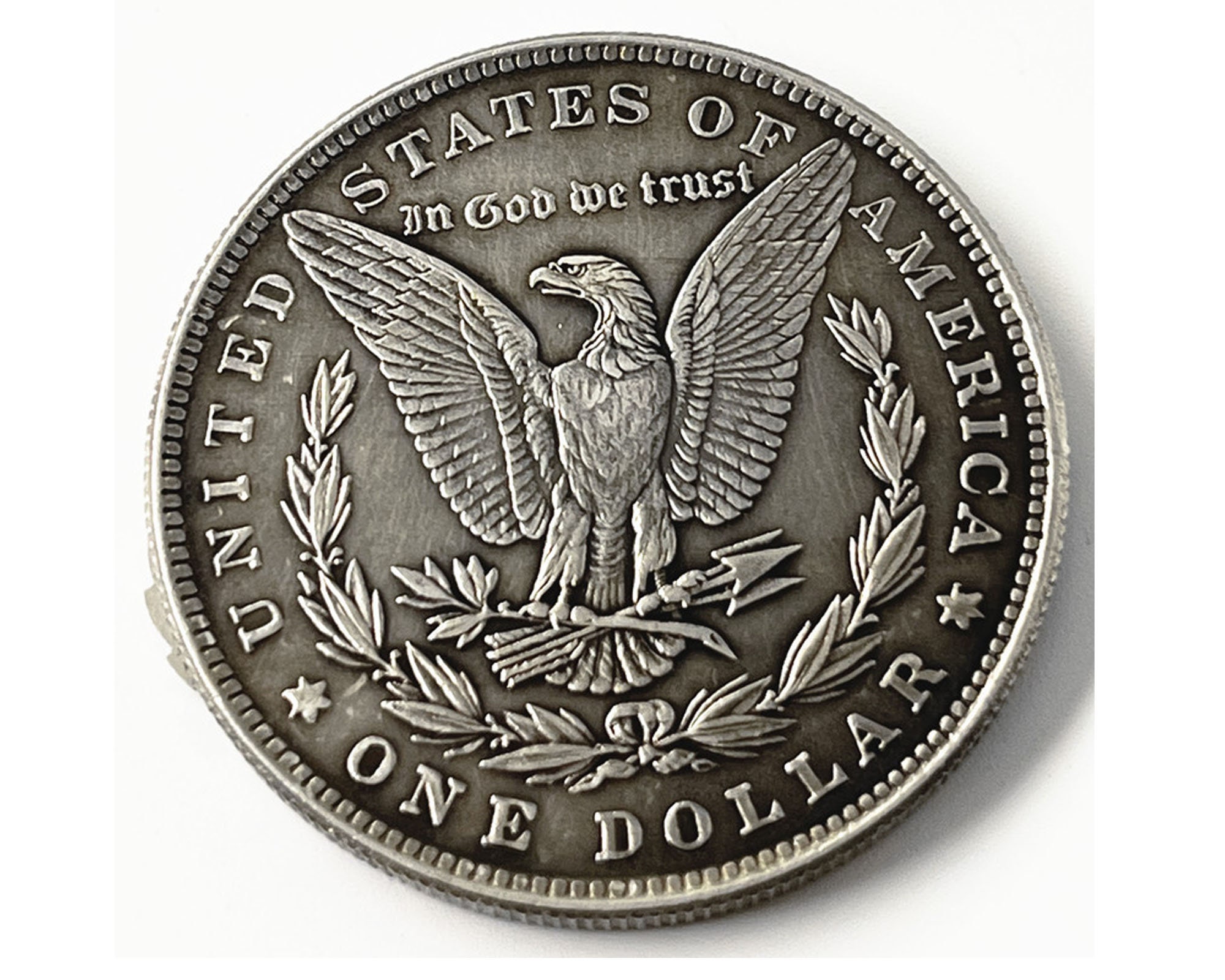 Rare USA Movable Faces Mechanical Coin Handcrafted Challenge Type Roman ...