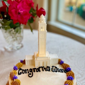 LSU Tigers Decor, Lighted Memorial Tower LSU Cake Topper, LSU Party ...