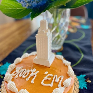 University of Texas Graduation Party Decoration, UT Cake Topper, Texas ...
