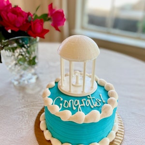 UNC Old Well Cake Topper | Tar Heels Graduation Gift | University of ...