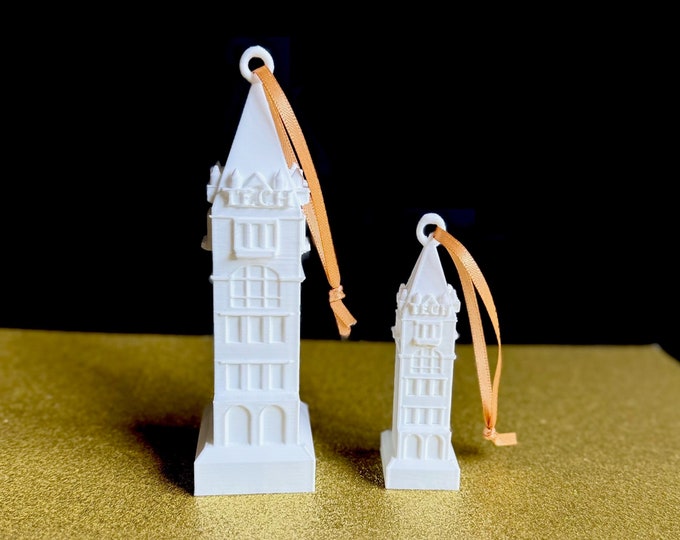 Georgia Tech Ornament, Tech Tower Georgia Tech Gift, Georgia Tech ...