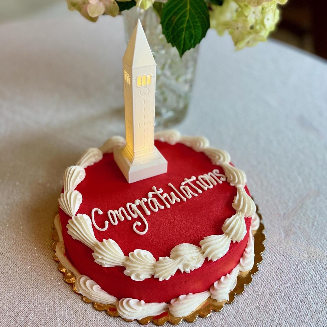 Cornell Mcgraw Tower LED Light | Cake Topper, Party Decor, Graduation ...