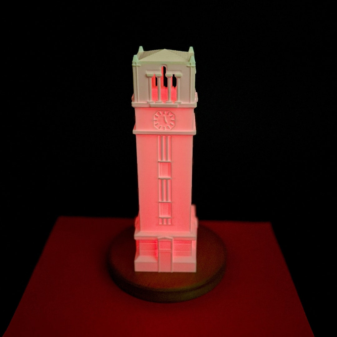 NCSU Wolfpack Bell Tower Lamp: NC State University Merch, Dorm Decor ...
