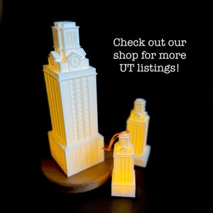 UT Tower Cake Topper Light – University of Texas Figurine, Longhorn ...