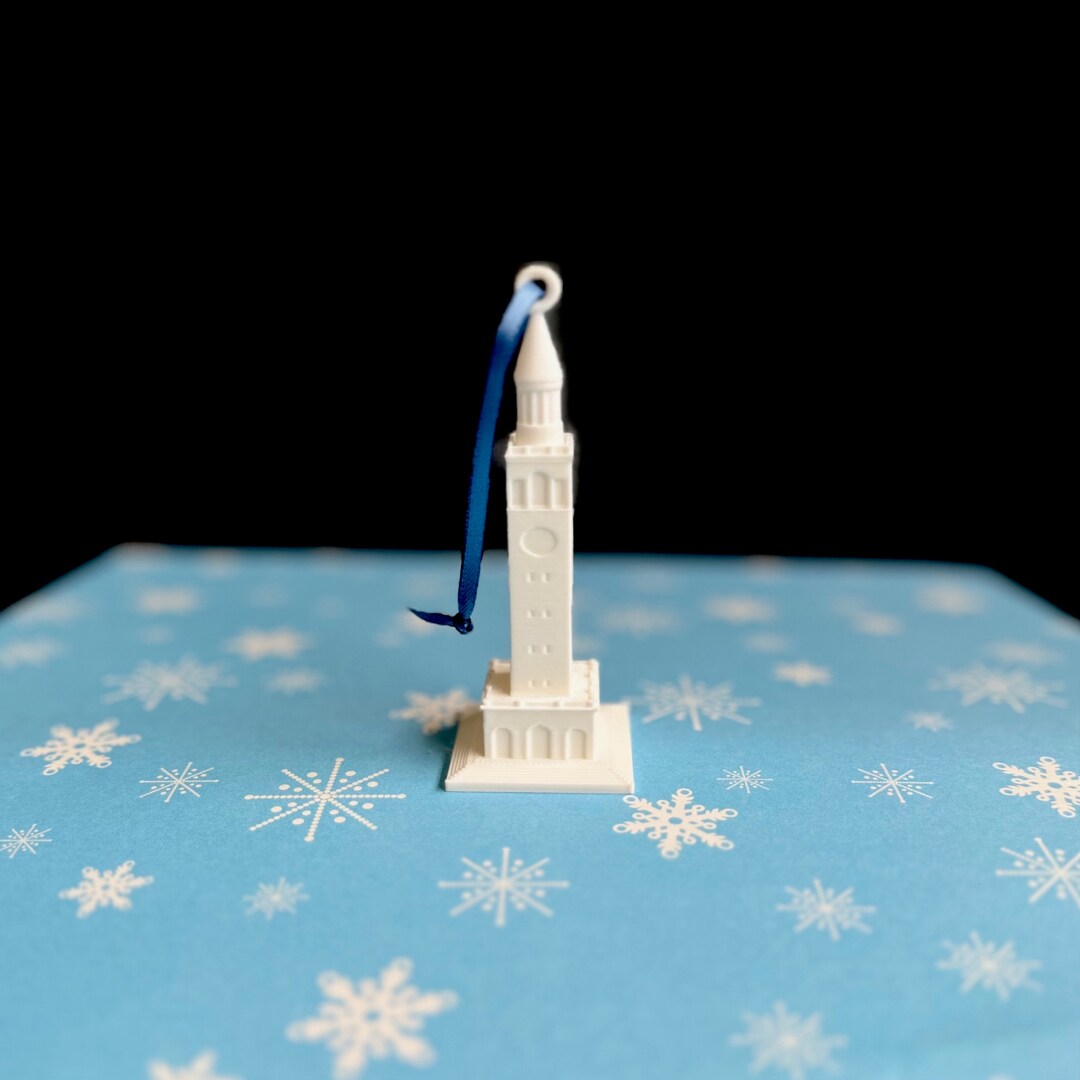 University of North Carolina Ornament, UNC Bell Tower, Unc Merch, UNC ...
