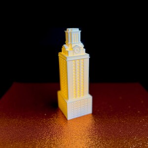 UT Tower Cake Topper Light – University of Texas Figurine, Longhorn ...