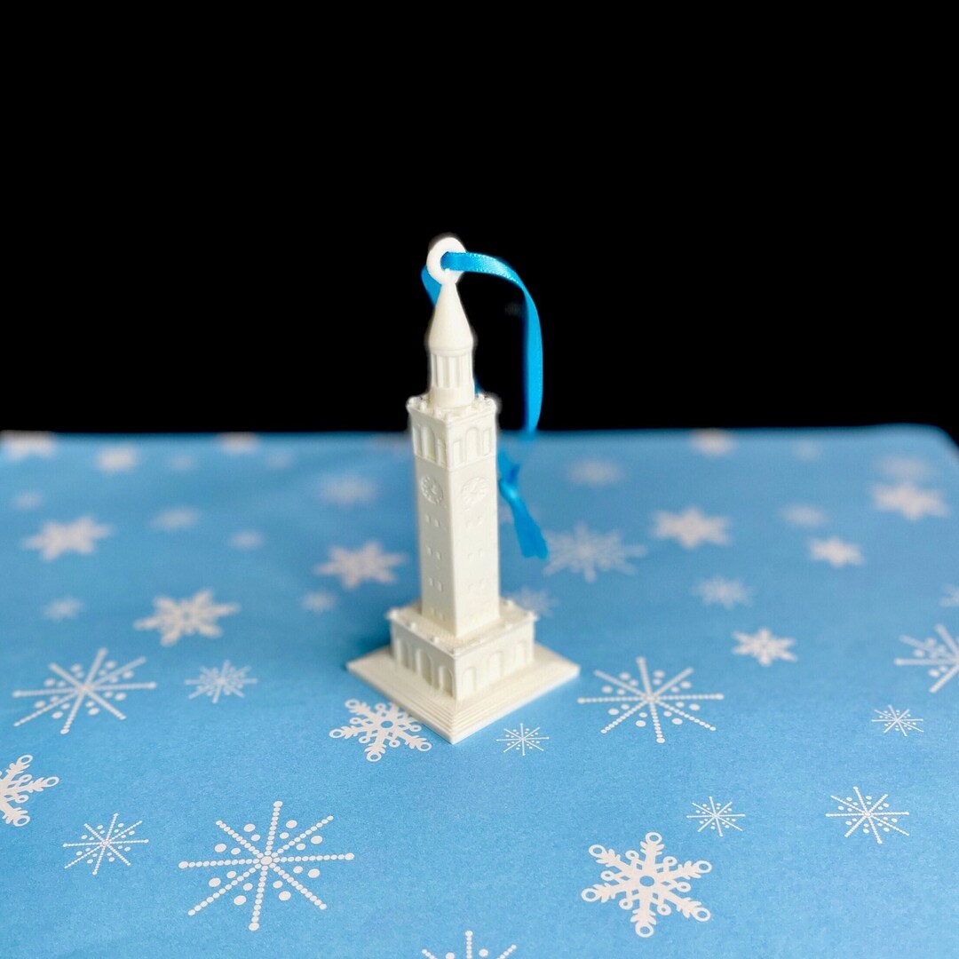 University of North Carolina Ornament, UNC Tower, College Merch, UNC ...