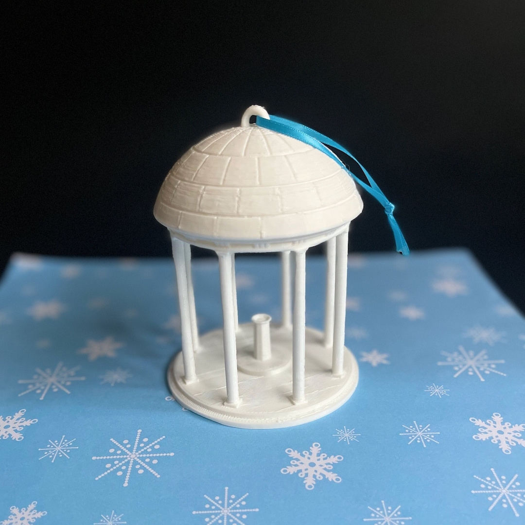 UNC Tar Heels Ornament, Old Well University of North Carolina Christmas ...