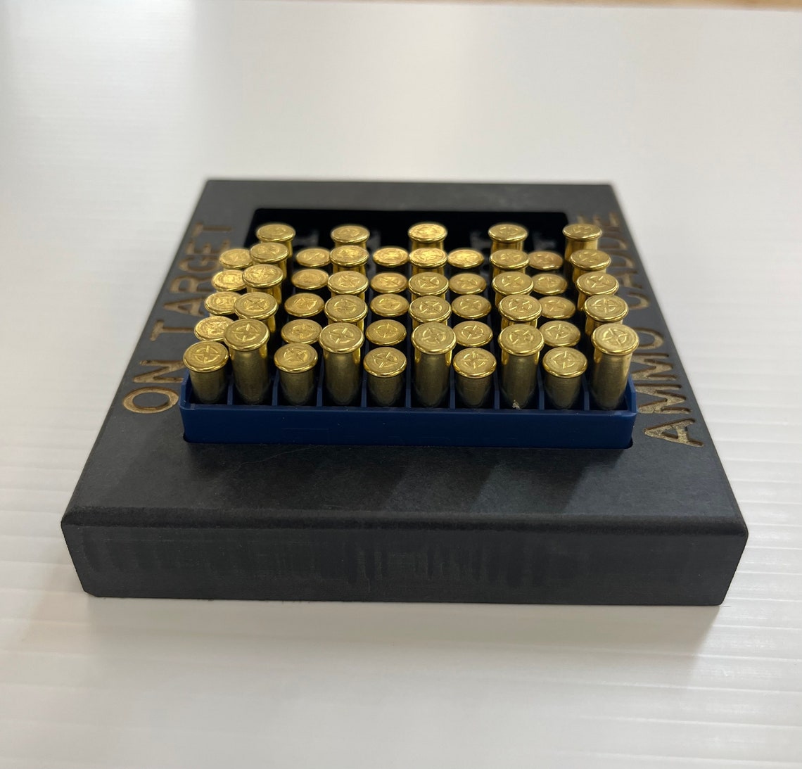 Lapua 22 LR Benchtop Ammo Block, Benchrest and Rimfire, Staggered ...