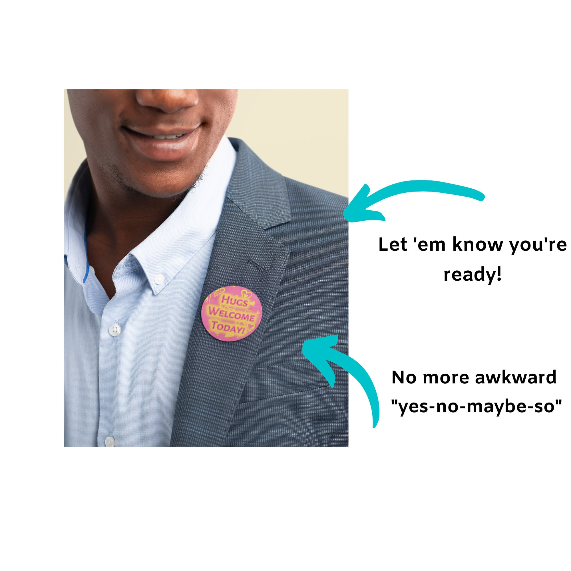 Printable Stickers Template for Greetings at Meetings or Parties hugs ...