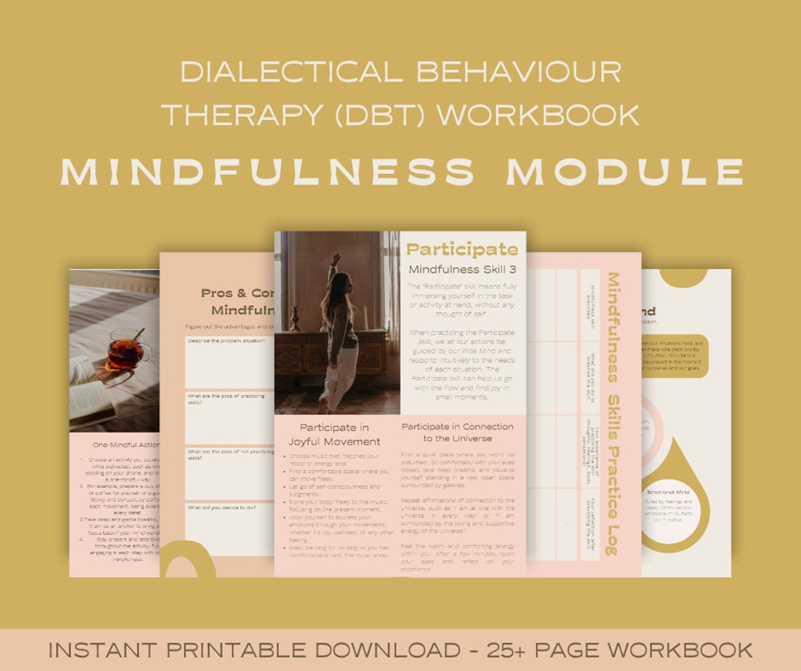 Dialectical Behaviour Therapy (DBT) - Mindfulness Module - Workbook ...