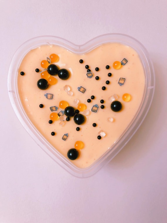 Thai Milk Tea Boba Slime Thick and Glossy Slime 5oz Pick - Etsy